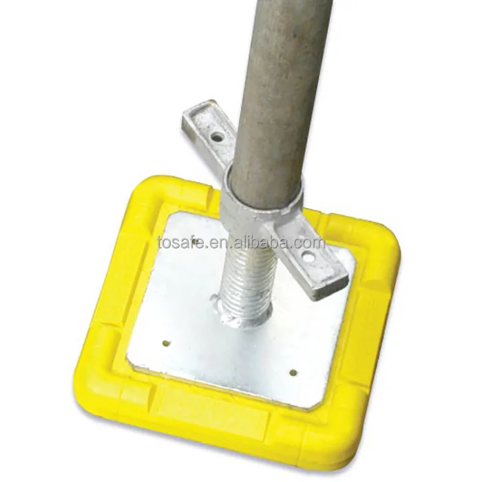 Scaffold Base Plate 220mm Diameter Plastic Scaffolding Base Plates For ...