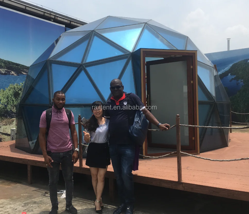 Cheap Geodesic Dome Kit for Sale - 6M/8M Glass Dome House for Glamping ...