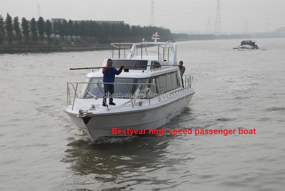 Aluminum and Fiberglass Work Cabin Passenger Boat for Sale