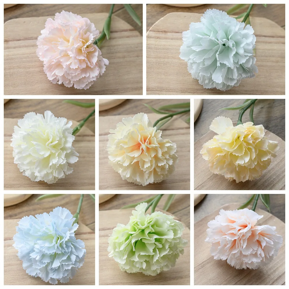 Ayoyo Oem Silk Artificial Carnation Bouquet Home Decoration Mothers Day ...