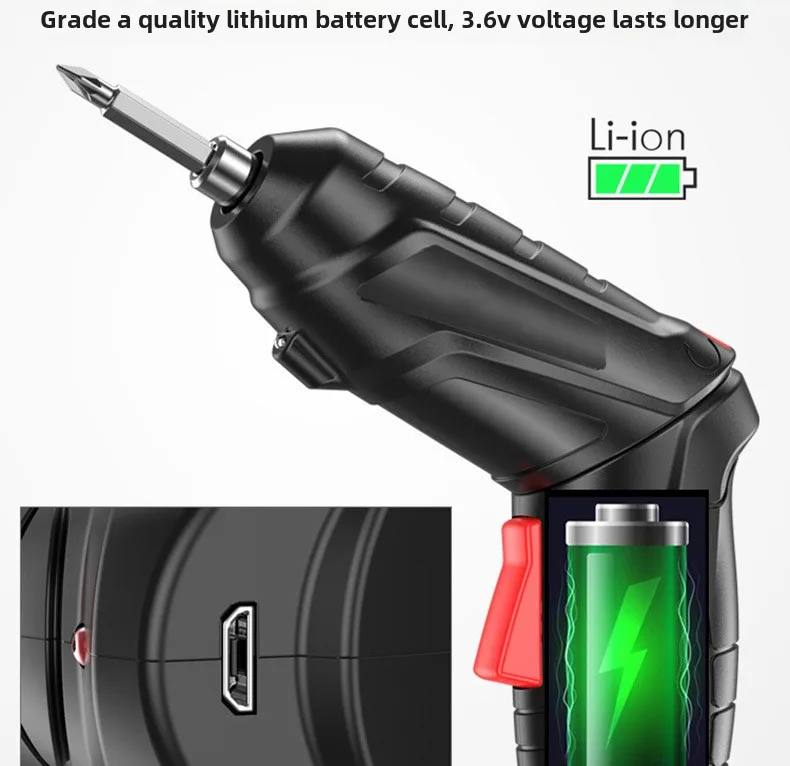 Industrial Grade Rechargeable Mini Cordless Screwdriver & Drill Tool - Oem