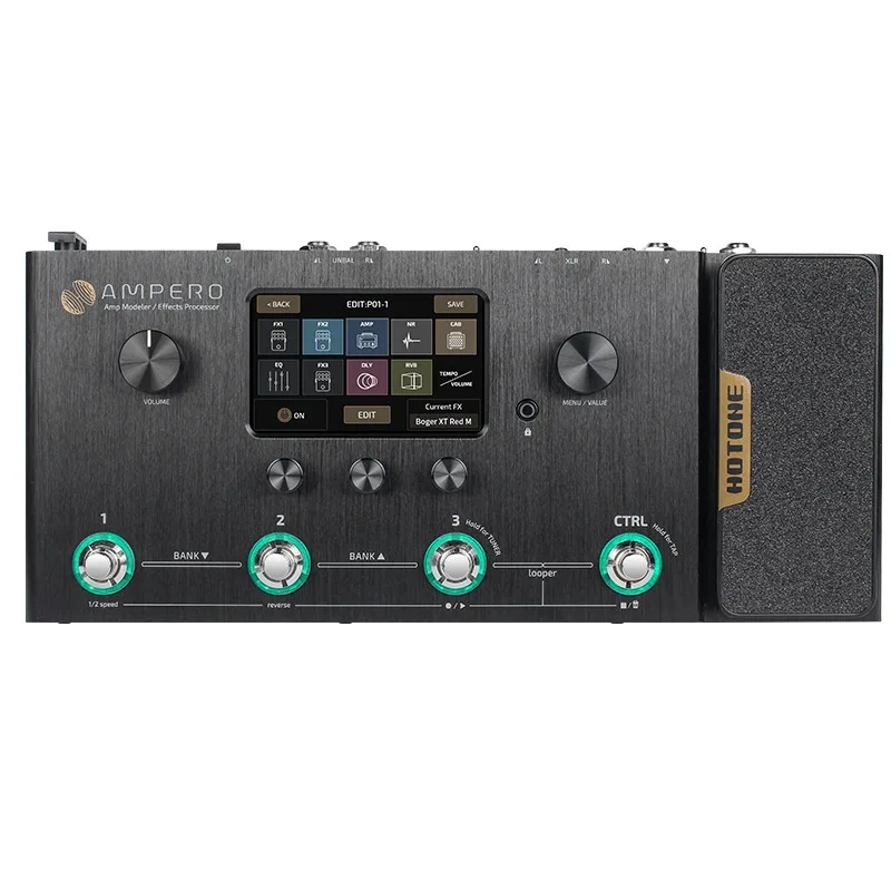 Black Ampero Stomp Electric Guitar Bass Synthesizer - Buy Black Ampero ...