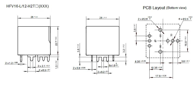 Hfオリジナルhfv16-l 12-h1ty 4ピンノーマルオープンno 70a 12v Car Automotive Relay - Buy ...
