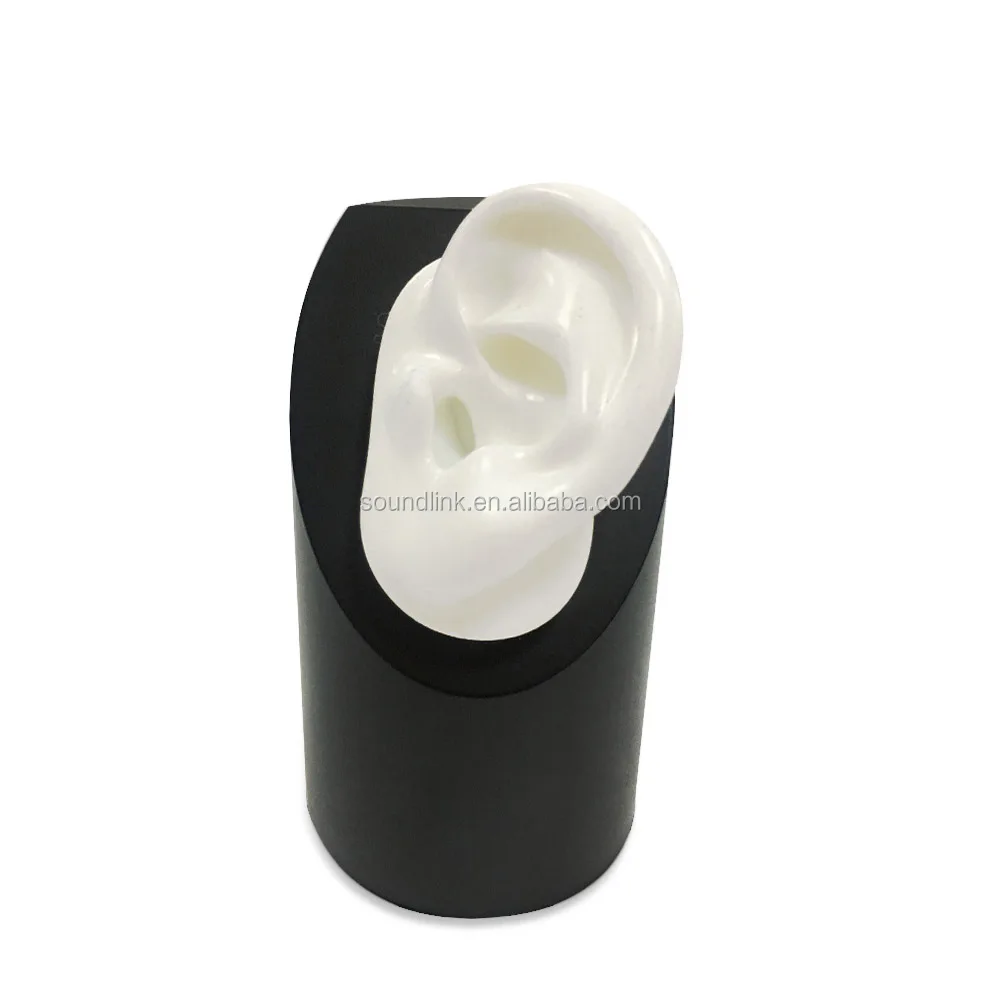 Cylindrical Hearing Aid Display Stand With Flexible Simulation Silicone ...