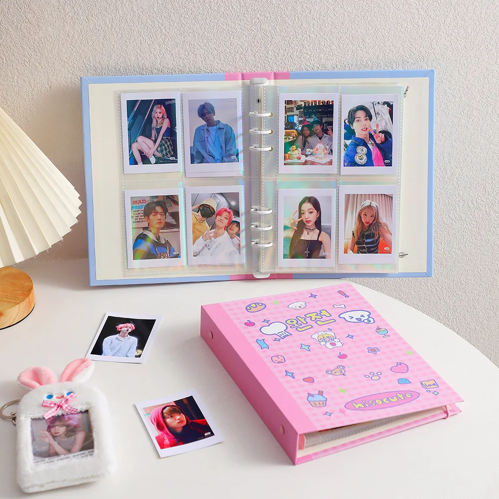Custom Kawaii A5 Photo Album Binder 6-holes Loose-leaf Kpop Photocard ...