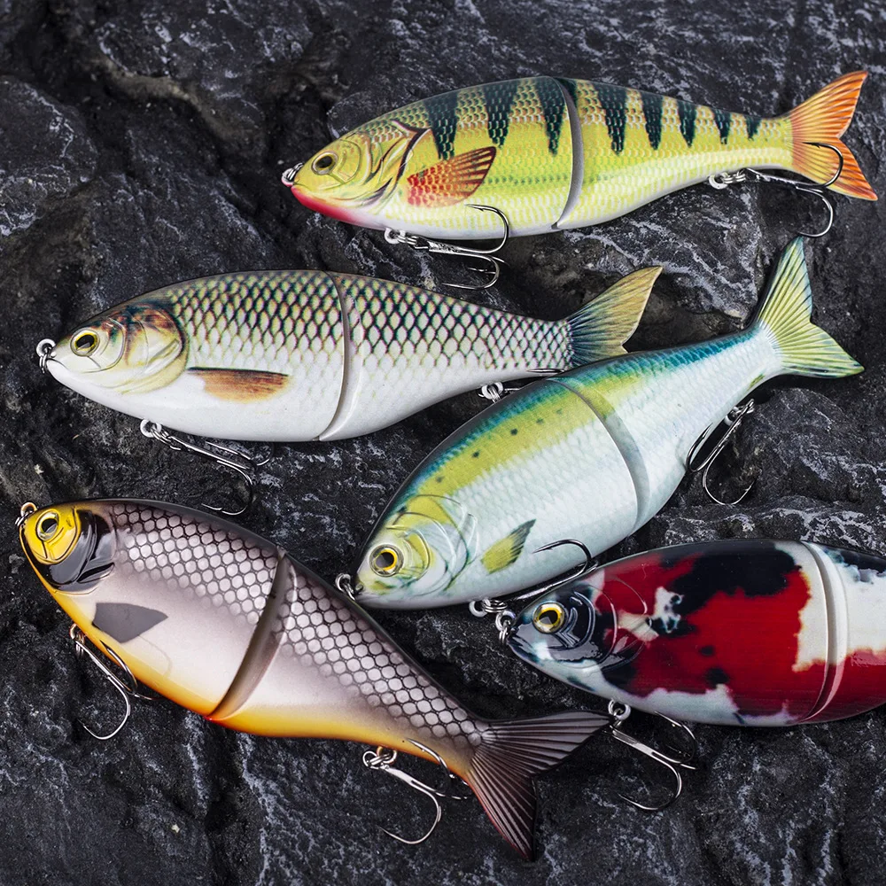 Lure 17.8cm 82g Plastic Submerged Two-section Bionic Fish Bait Glide ...