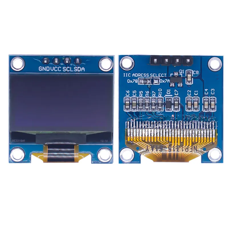 0.96 inch 4pin OLED Display Module 12C IIC Serial 128X64 I2C SSD1306 ...