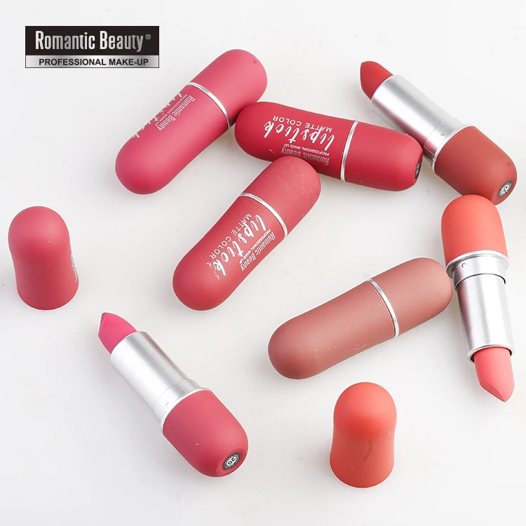 Capsule Small Lipstick Set Waterproof Moisturizing Matte Lipstick Kit ...