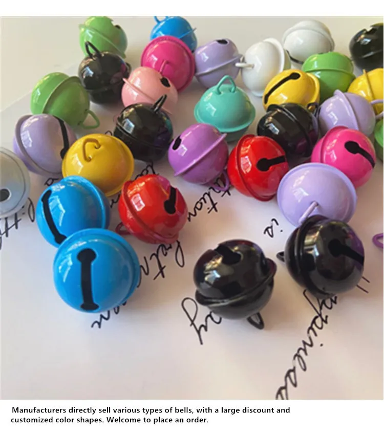 Colorful Bells 22mm Colored Pet Small Round Bell DIY Keychain Accessory ...