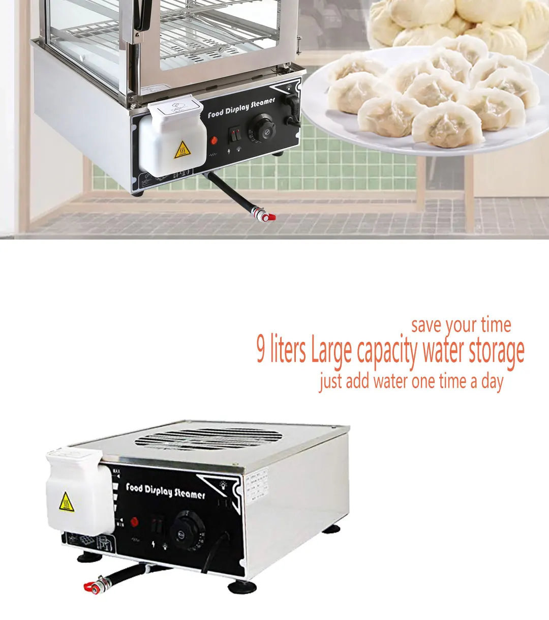 PFGM.600L Commercial Bun Steamer - Efficient Bread Warmer