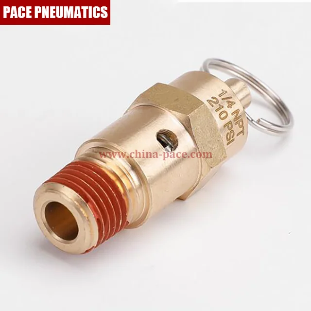 1/4 NPT 8 Bar Adjustable Pressure Relief Bronze Safety Valve| Alibaba.com