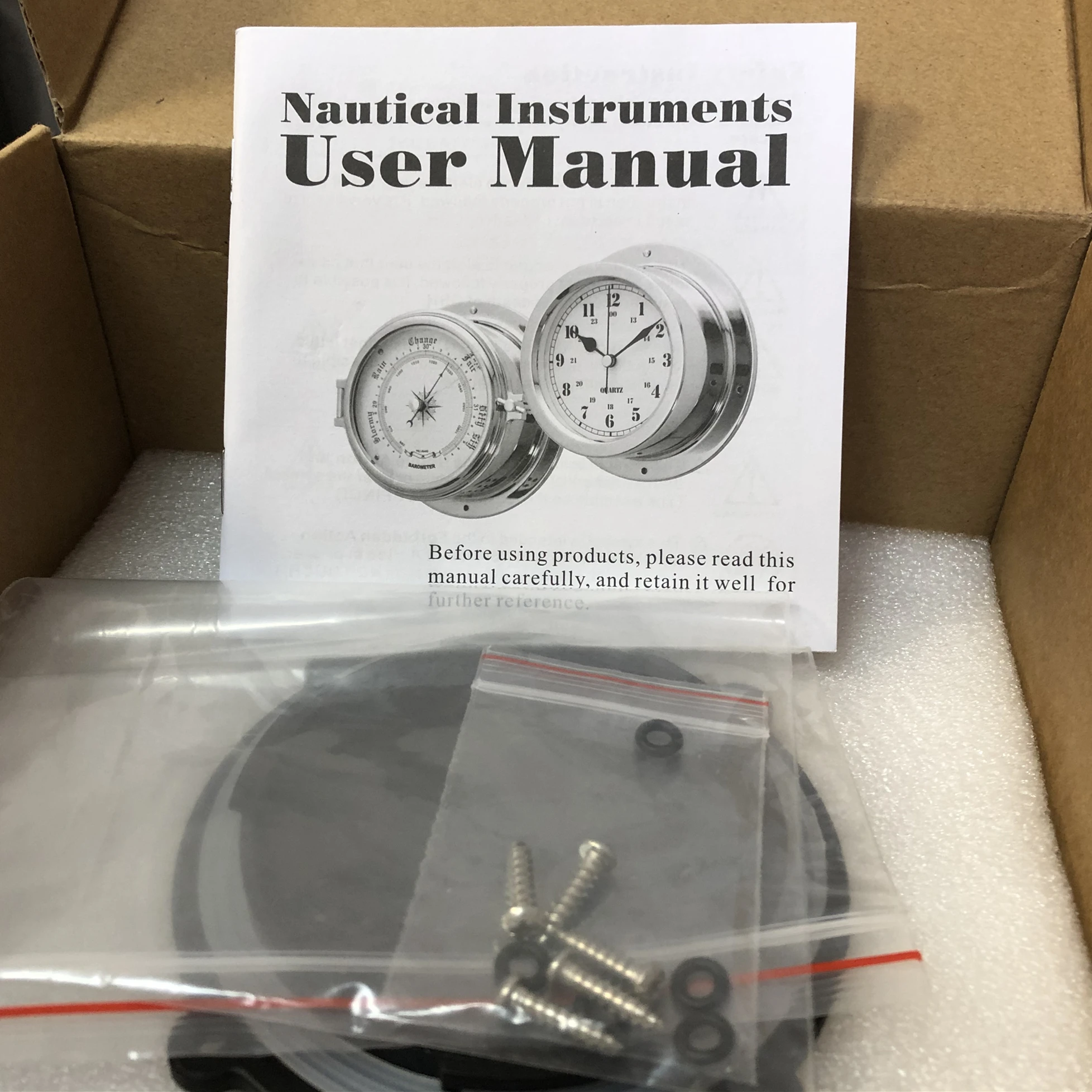 Impa 370204 Marine Brass Wall Quartz Clock For Ship - Buy Marine Clock ...