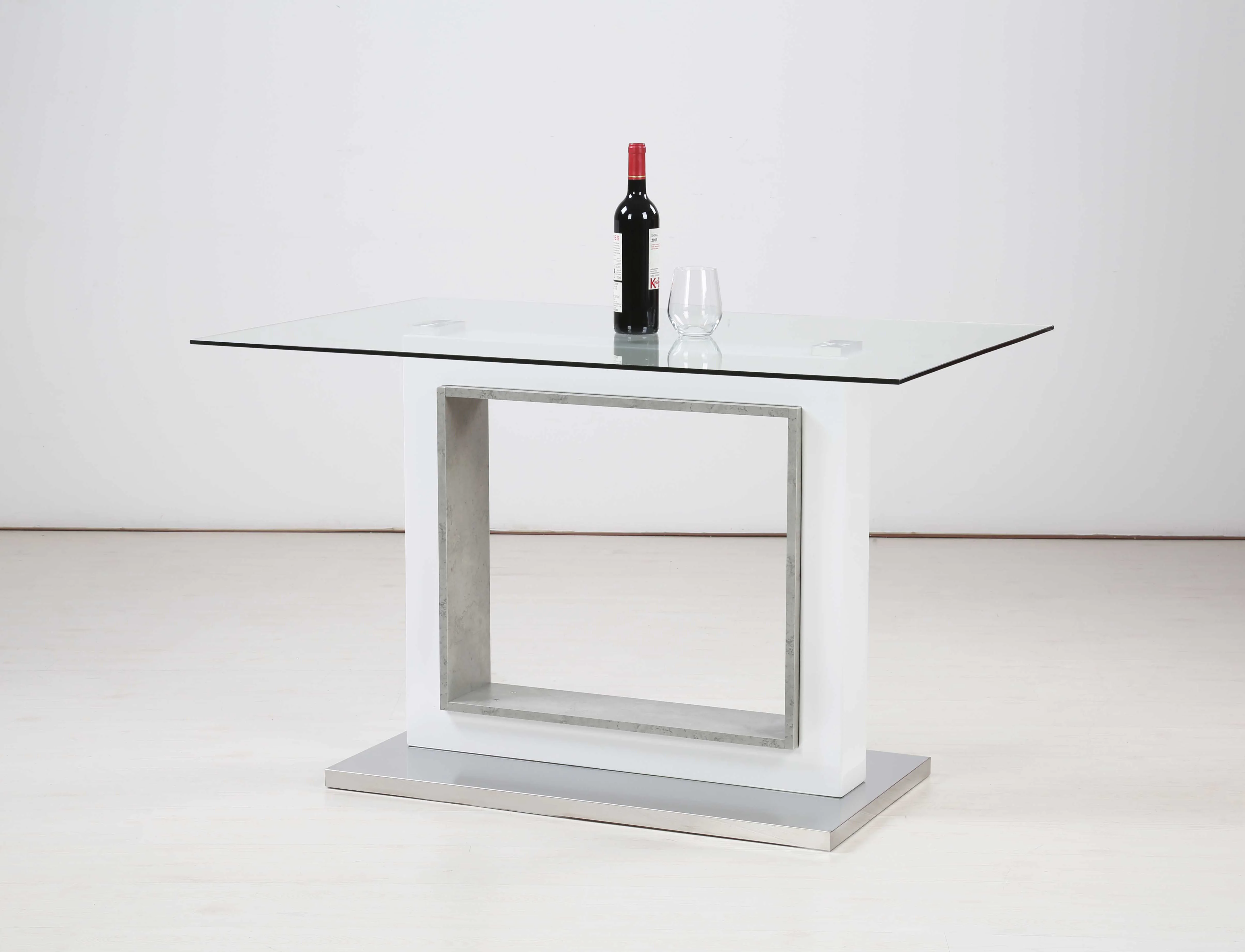 Modern Simple Furniture Square Clear Transparent Mirror Luxury Glass ...