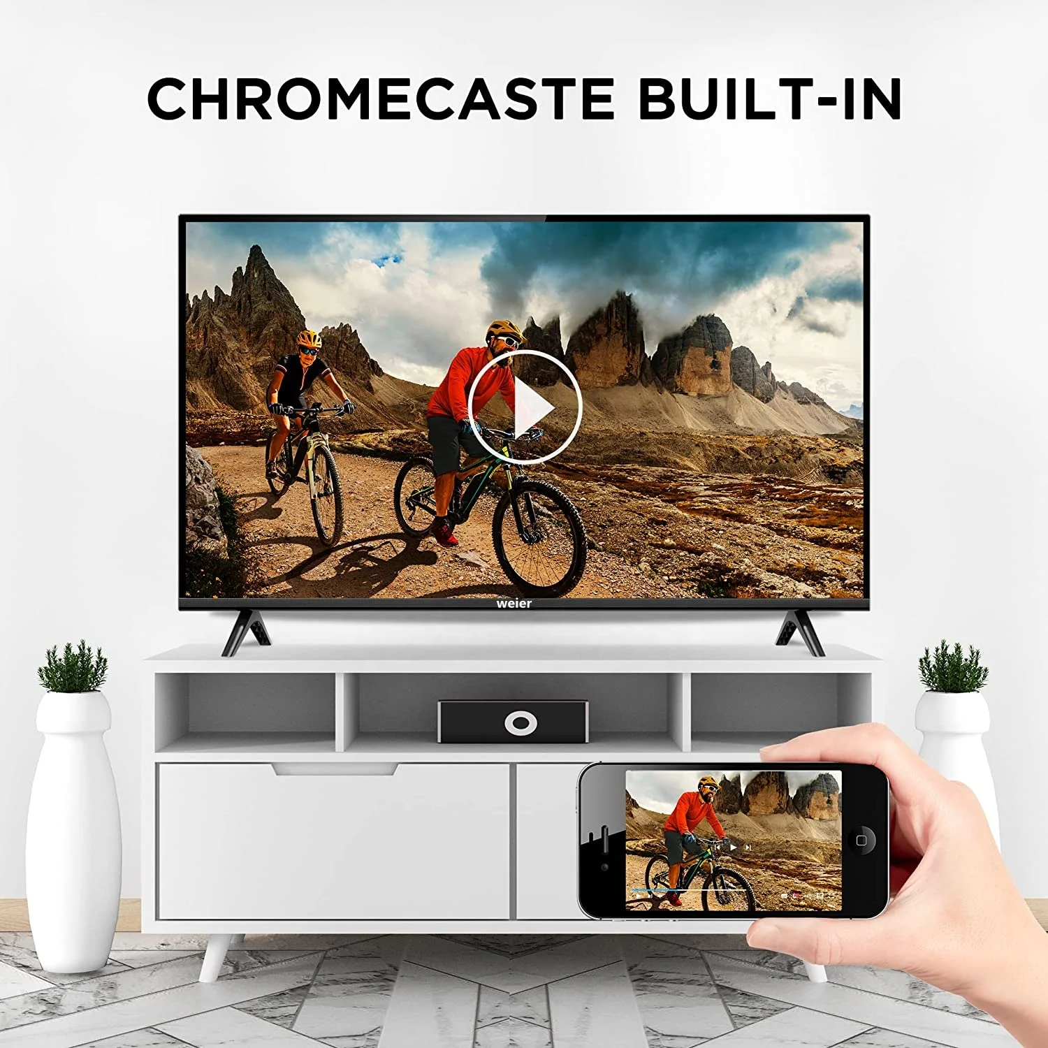 Wholesale Weier Tv 19 24 32 Inch Led Solar Televisions 12v Dc/ac Solar ...