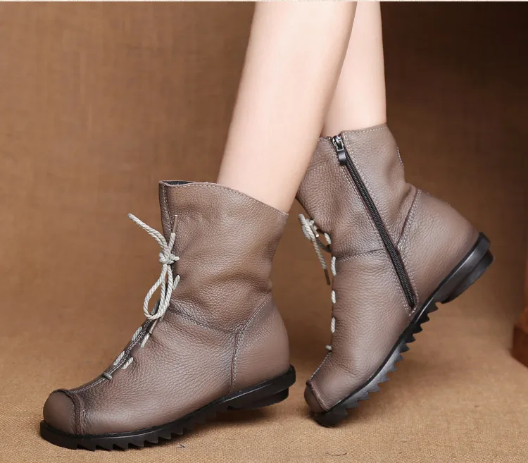 2020 New European Ankle Bot Lady Botas Mujer Boots Black Shoes Women ...