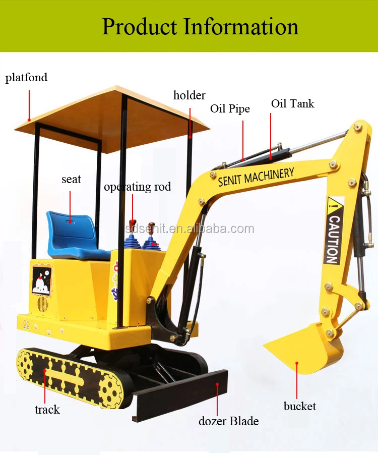 Mini Toy Excavator for Kids - Fun & Education in One