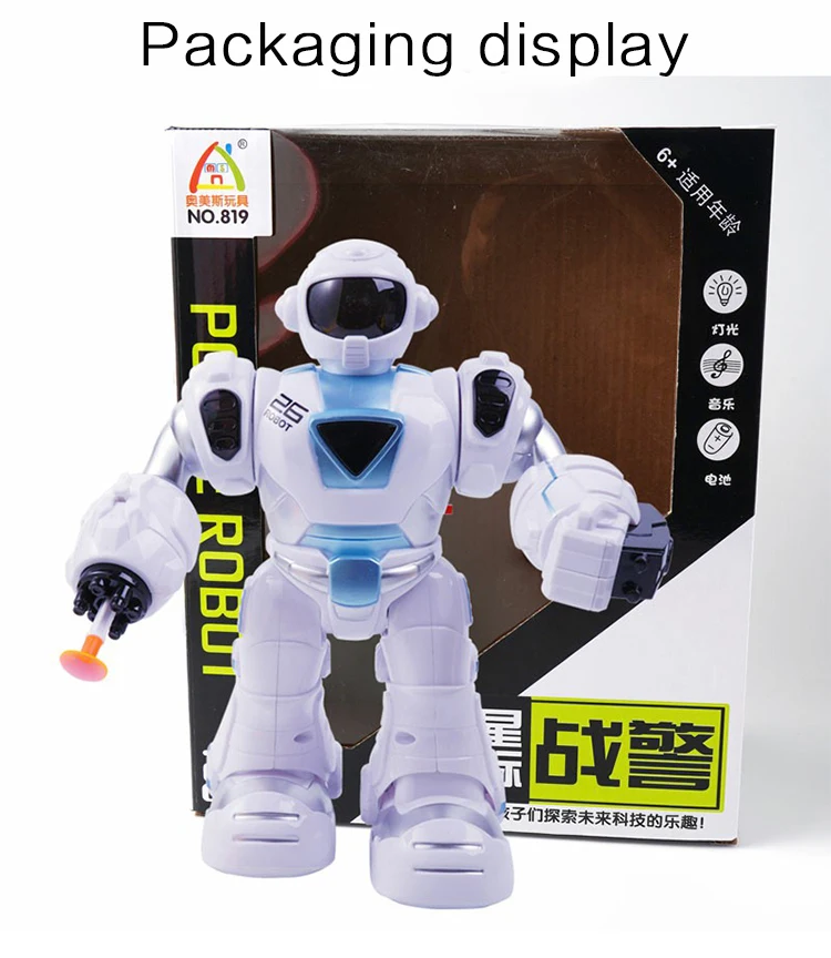 Light & Sound Remote Control Toy Robot for Kids