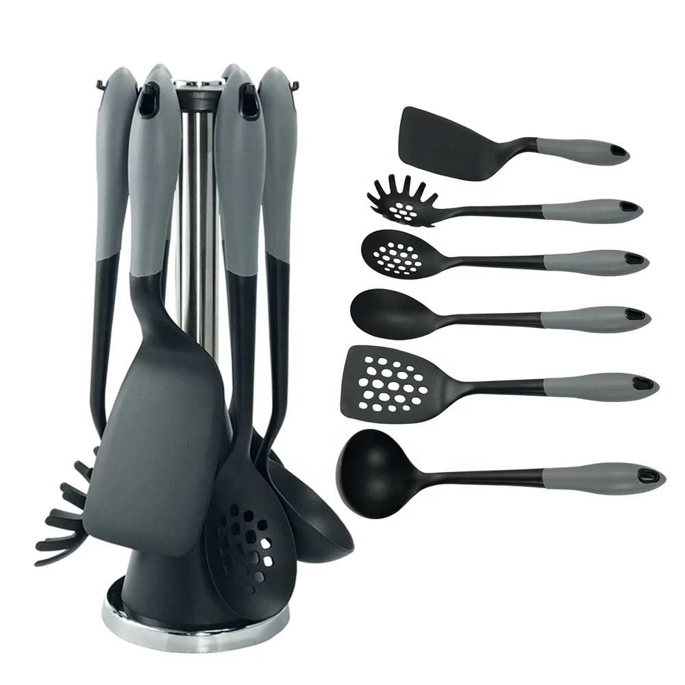 Crertive Kitchen Cookware Utensil Set Plastic Spoon Houseware Items 7 ...