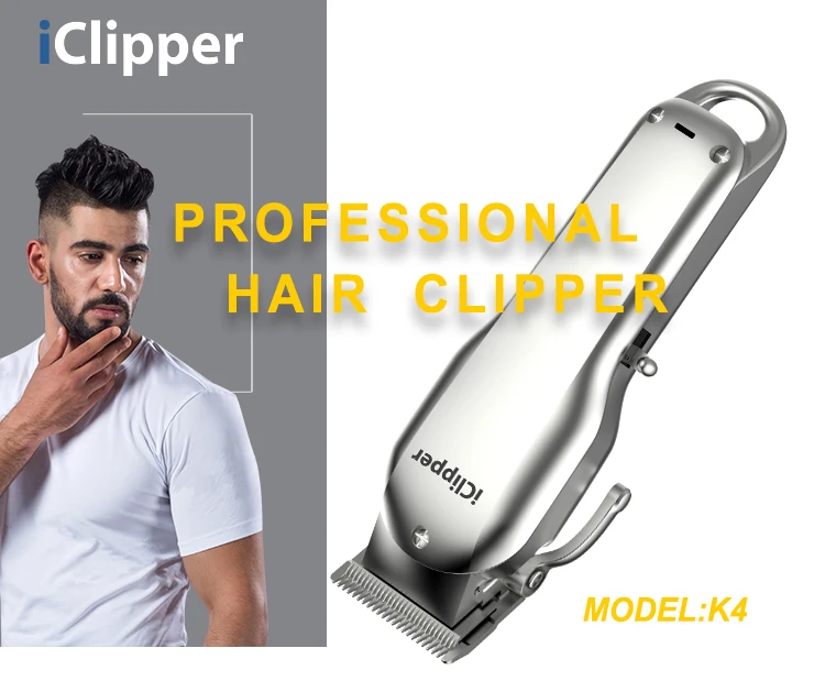 Iclipper-k4 Professional Men’s Hair Clipper - Cordless & Powerful