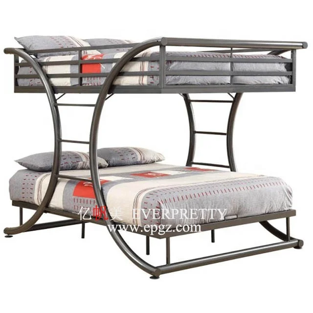 School Dormitory Ergonomics Design Metal Bunk Beds Frame For Student ...