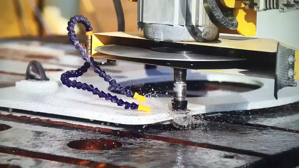 Stone Cnc Router 5 Axis Granite Bridge Saw Stone Cutting Machine - Buy ...