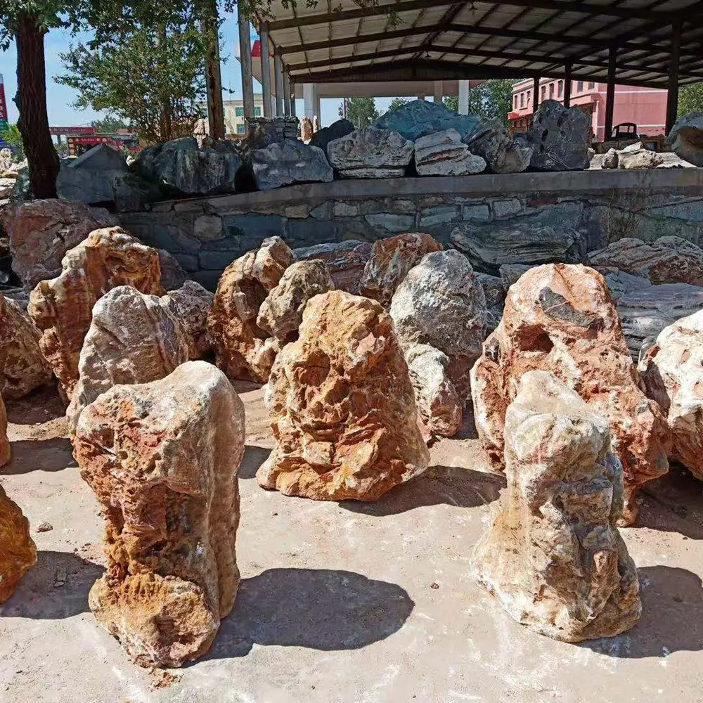 Colorful Garden Landscaping Stone - Onyx Natural Boulder