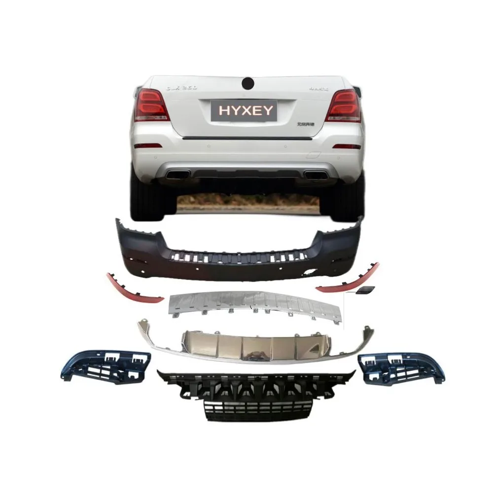 Mercedes-Benz GLK-Class X204 Rear Bumper Assembly - Unpainted & OEM