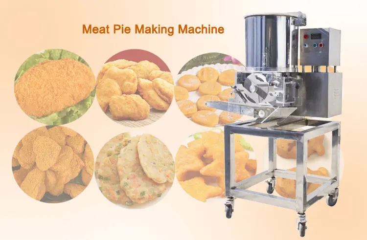 Hamburger Patty Forming Machine/ Meat Pie Cutter/ Chicken Nugget ...