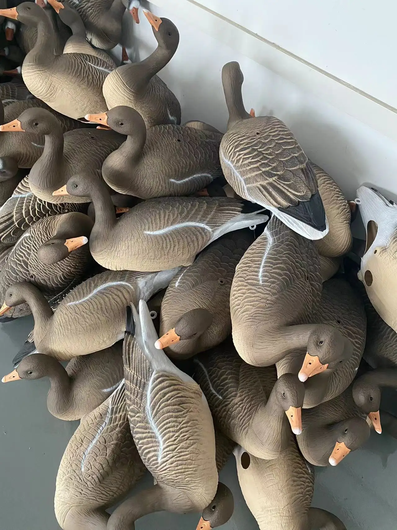 Low Lrice Wholesale Production EVA Plastic Wild Goose Decoys for Fields ...