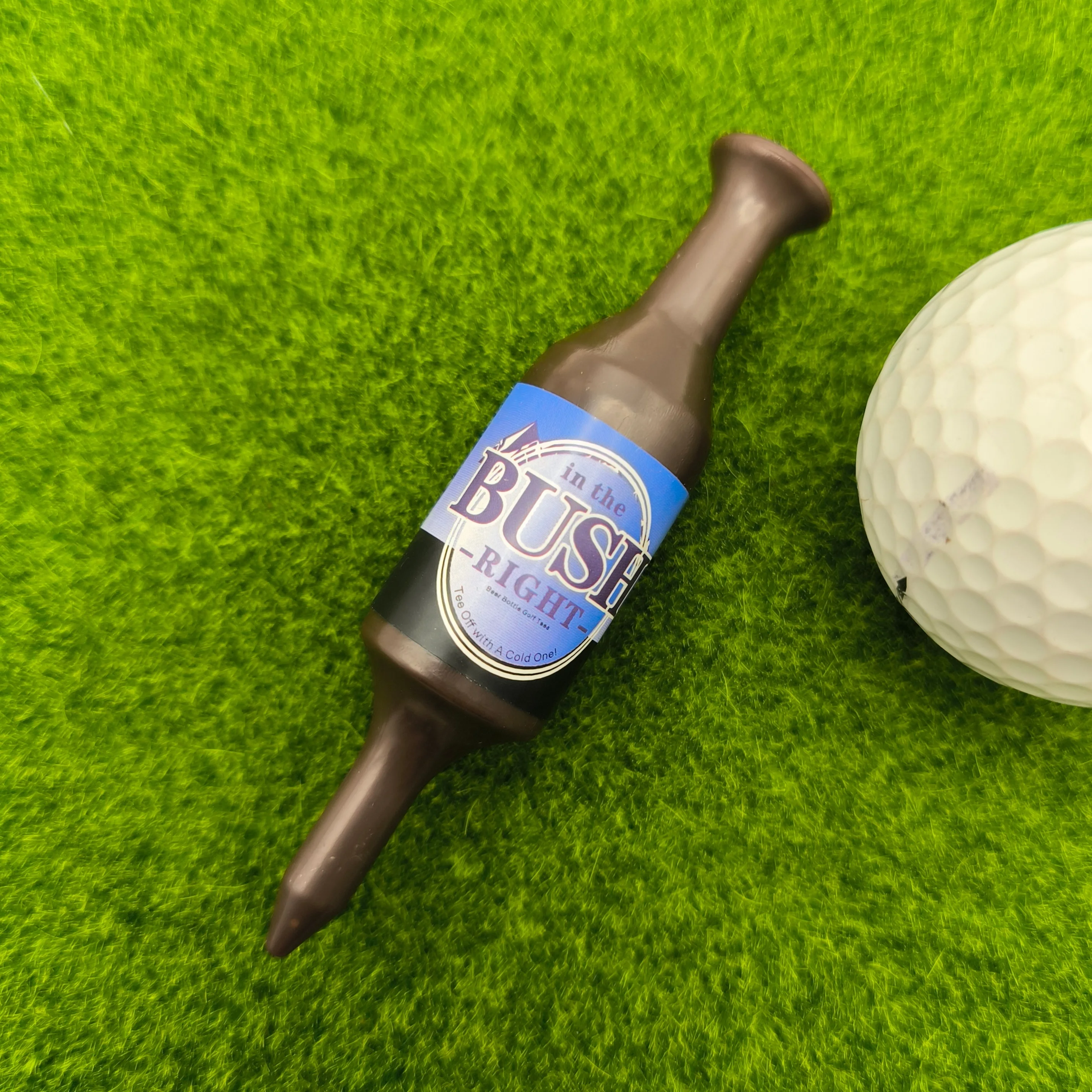 Factory Price Custom Logo Mini Beer Bottle Golf Tees Fashion Plastics ...