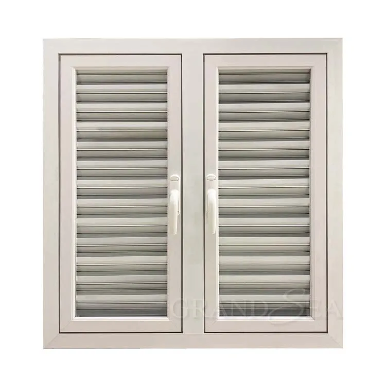 American Modern Exterior Aluminium Hurricane Casement Window Plantation ...