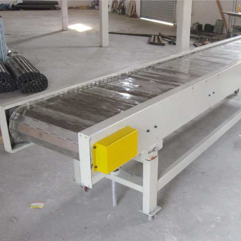 Stainless Steel Slat Chain Conveyor Double Chain Conveyor System ... Stainless Steel Slat Chain Conveyor Double Chain Conveyor System ...