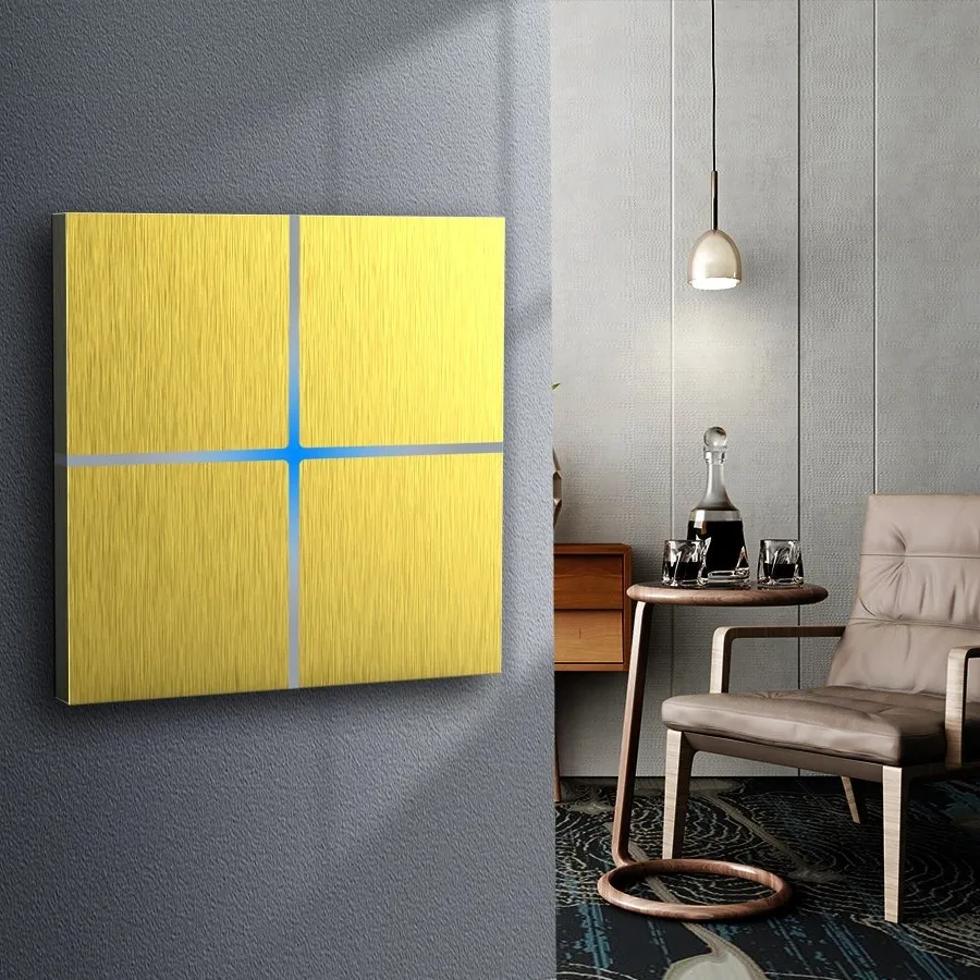 Luxury Light Wall Switch Dry Contact Switch For Z-wave Or Crestron Or ...
