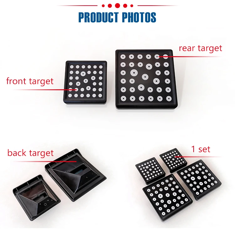 Four Wheel Aligner 3D Rear Target Plate for Automotive Wheel Alignment OEM