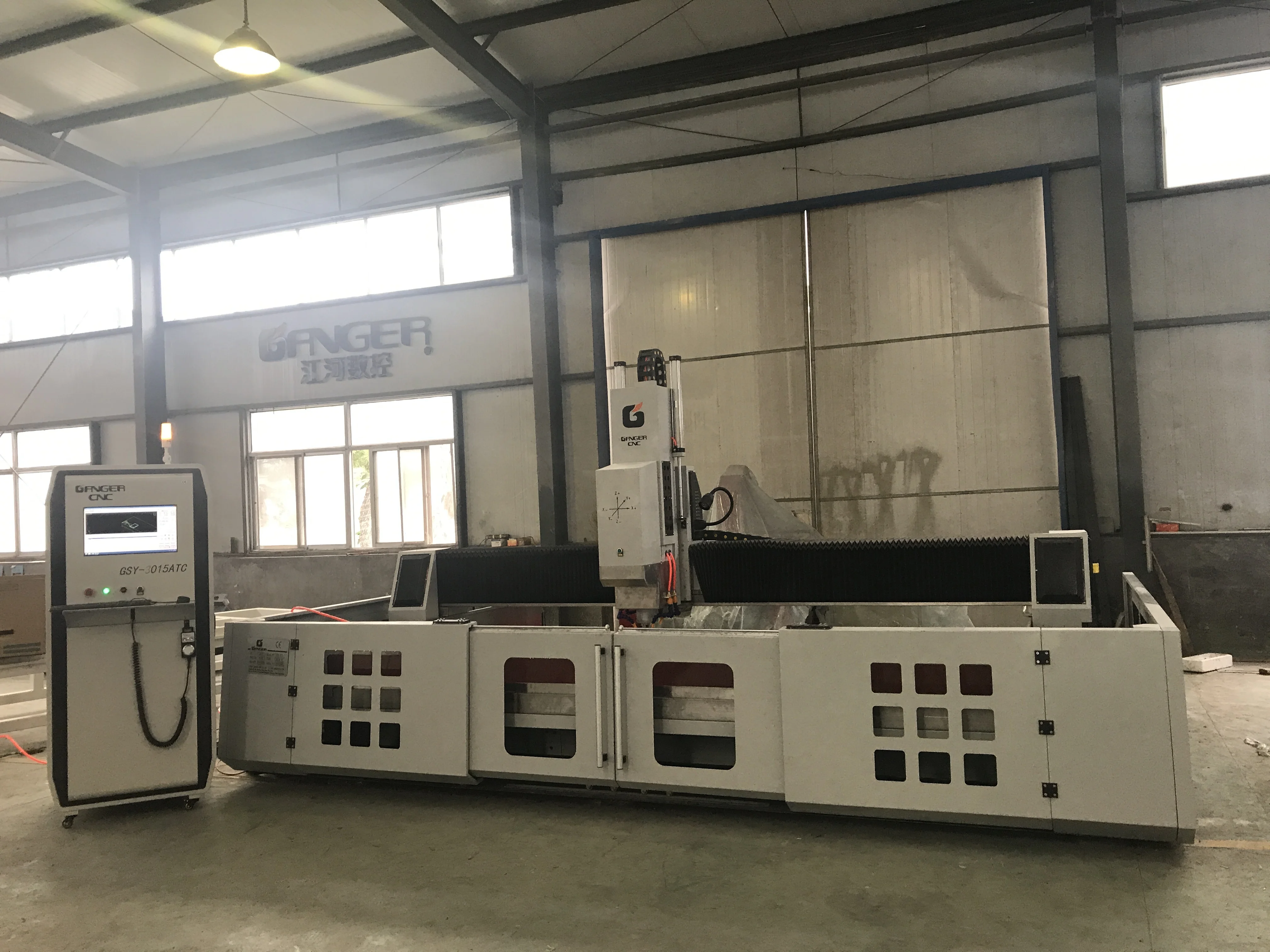 Granite Marble Stone Cnc Cutting Machine Center With 12 Tools Gs ...