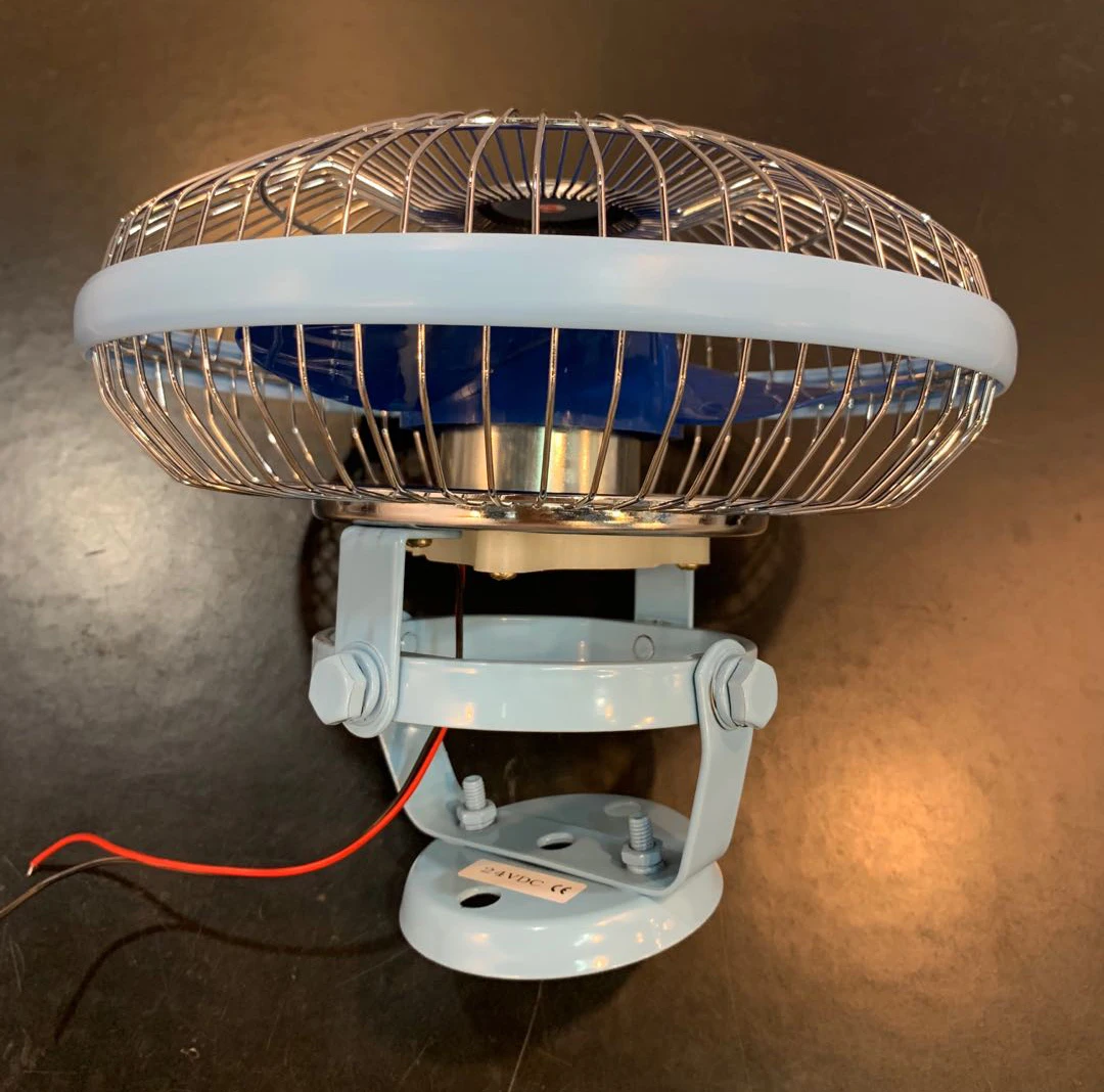 Luxury 8 Inch Coach Ceiling Fan for Truck Bus 24V Electric Car
