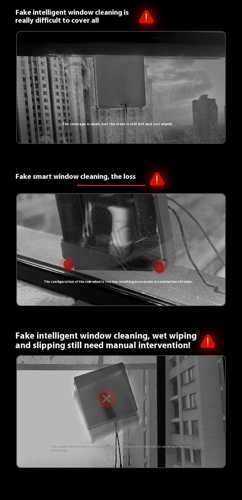 X7 Electric Window Cleaning Robot - High-Rise & Automatic