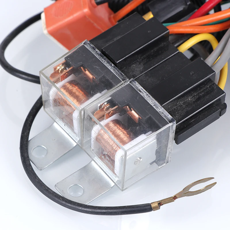 H4 LED Headlight Relay Wiring Harness Kit - Dual Relay