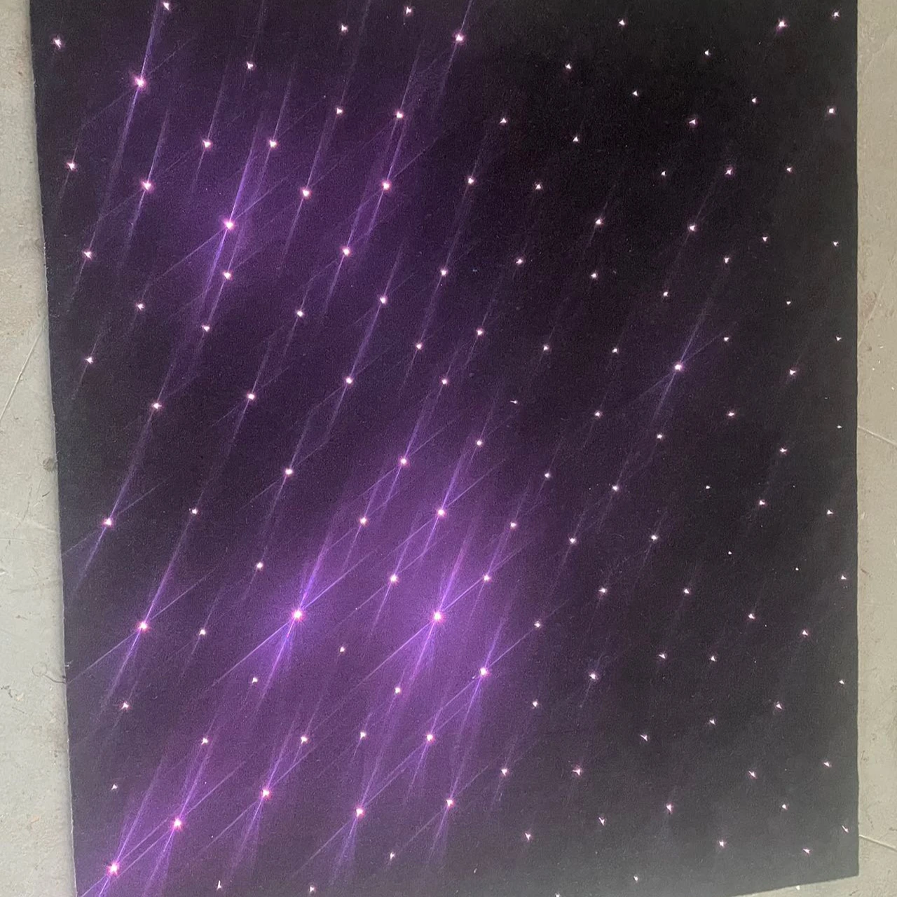 Black Fiber Optic Lighting Carpet - Buy Fiber Optic Lighting Carpet,Led ...