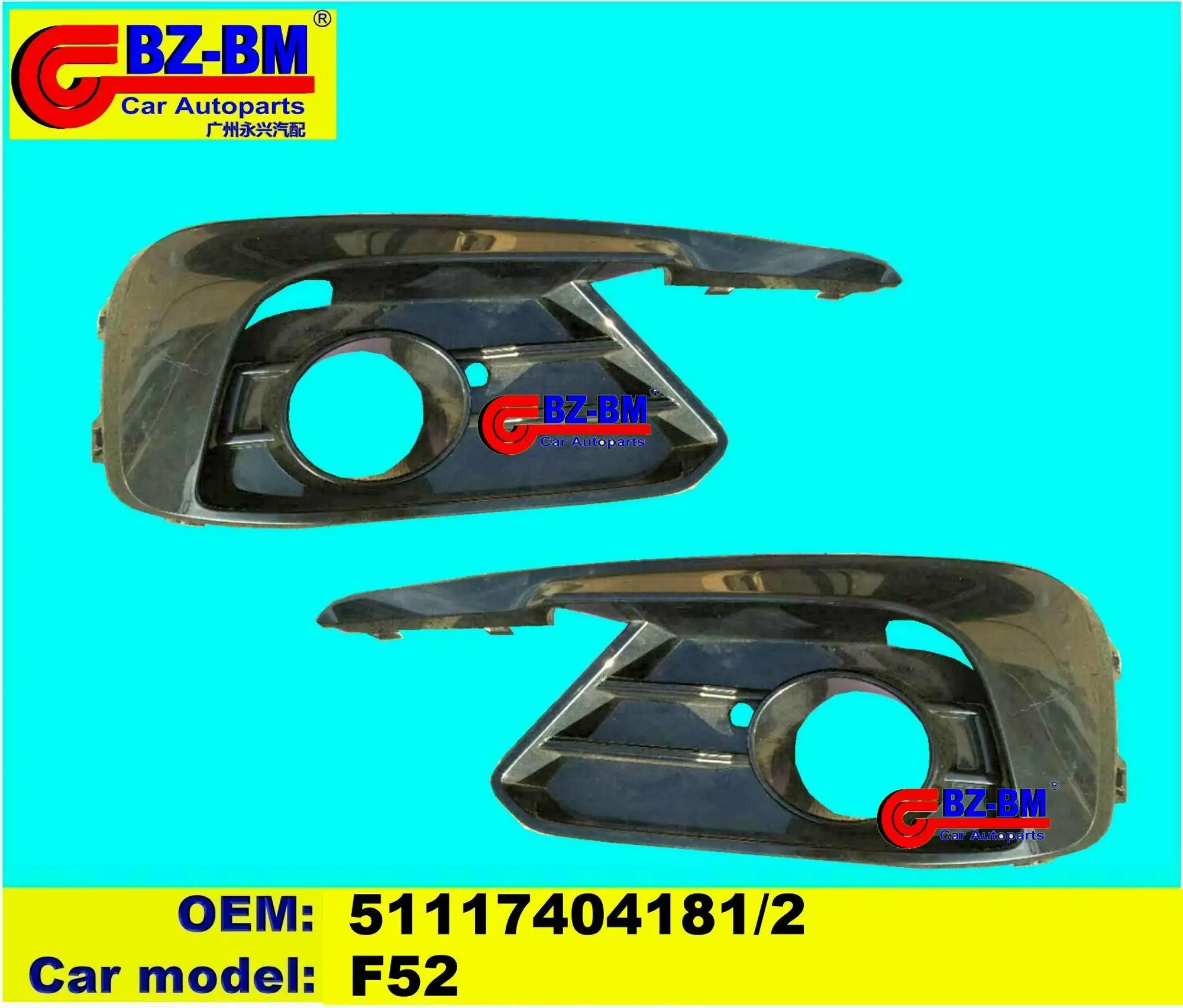 For Bmw Front Bumper Grill Cover Body Part E66 E65 63178379683/ ...