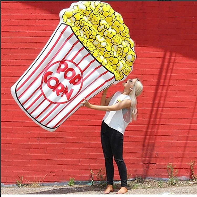 Durable Pvc Holiday Beach Water Float Mattress Inflatable Popcorn Pool ...