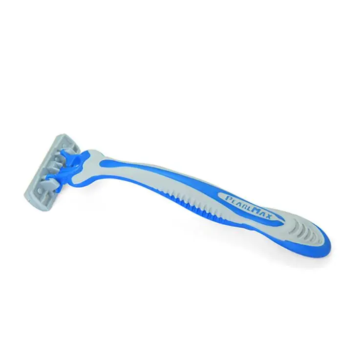 Pearlmax Modern Changeable Manual Triple Blades Disposable Razor Back ...