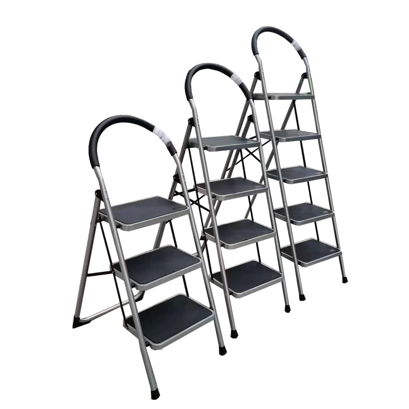 Weiken Escalera En14183 Steel Ladder Round Handrail Chair Ladder Stair ...