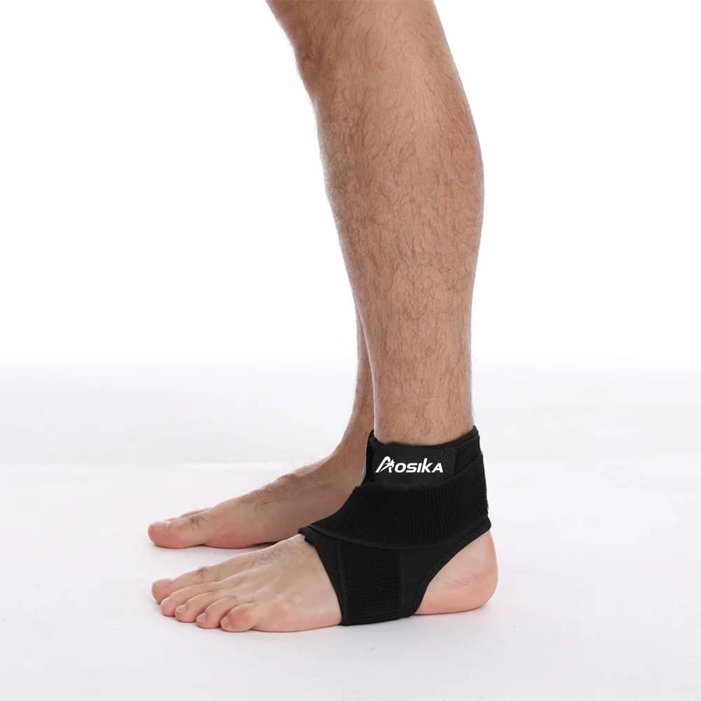 Customized Adjustable Foot Compression Black Ankle Sleeve Support Sport ...