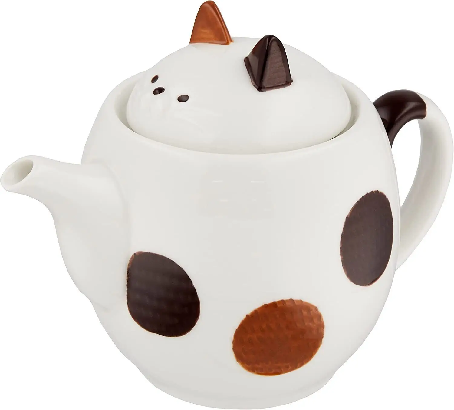 480 Ml New Japan Wholesale Ceramic Teapot Cat Animal Tea Pot - Buy ...