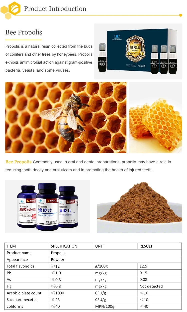 2020 Factory Supply Raw Bee Propolis Powder For Best Supplement - Buy ...