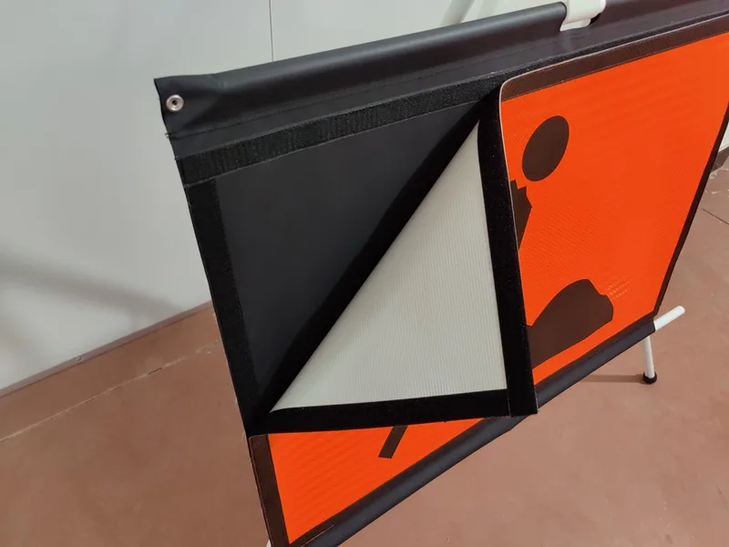 Traffic Sign Roll-up Sign Kit Includes Tripod Extendable Bars Weighted ...