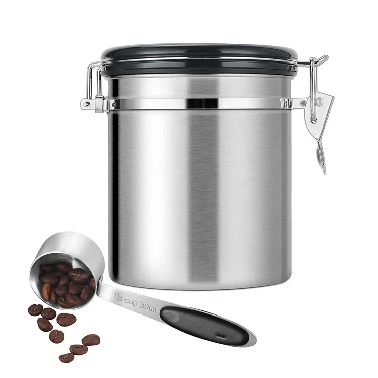Wholesale Stainless Steel Coffee Bean Storage Container