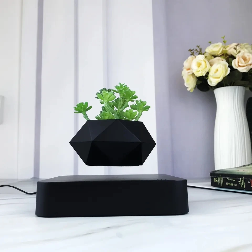 Hot Selling Magnetic Levitating Flower Pot Floating Bonsai Levitation ...