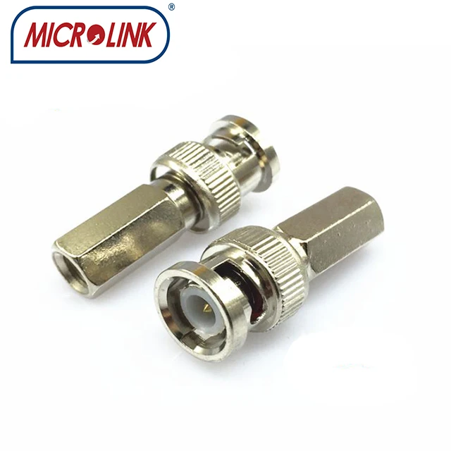 CCTV Camera Coaxial Cable Assembly - Hexagon Shape Twist On